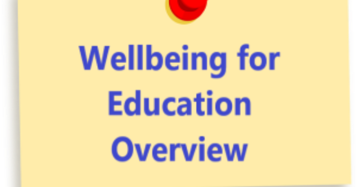 The wellbeing for education return brief programme overview - Leap
